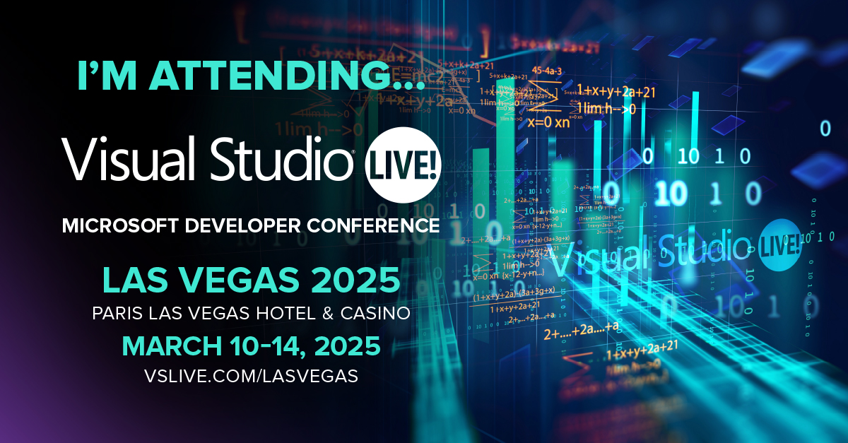 Spread the Word -- Visual Studio Live!: Training Conferences and Events for Enterprise Microsoft ...